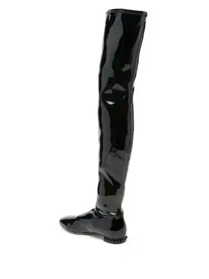 Casadei Over-the-knee Galaxy Boots With Stud Detailing