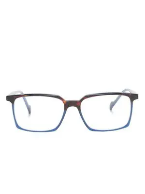 ETNIA BARCELONA Diego Square-frame Glasses - Brown