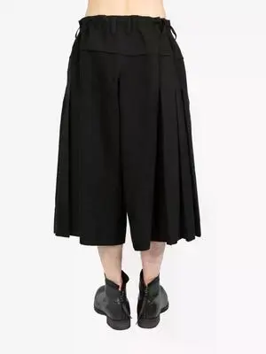 Yohji Yamamoto Cropped Wide-leg Trousers