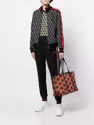 Mcm Cubic-monogram Jacquard Tote Bag