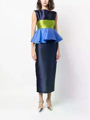 DESTREE Cy Colour-block Midi Dress
