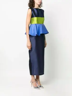 DESTREE Cy Colour-block Midi Dress