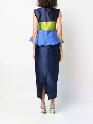DESTREE Cy Colour-block Midi Dress