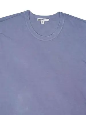 JAMES PERSE Crew-neck Cotton T-shirt - Blue