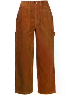 CHOCOOLATE Corduroy Straight-leg Trousers - Brown