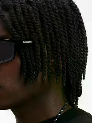 Palm Angels Adin Rectangular-frame Sunglasses