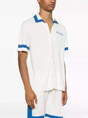 BLUE SKY INN Panelled Knit Shirt