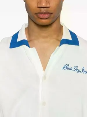 BLUE SKY INN Panelled Knit Shirt