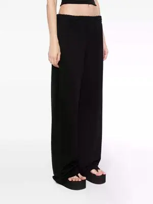 Wardrobe.NYC Ribbed Straight-leg Trousers