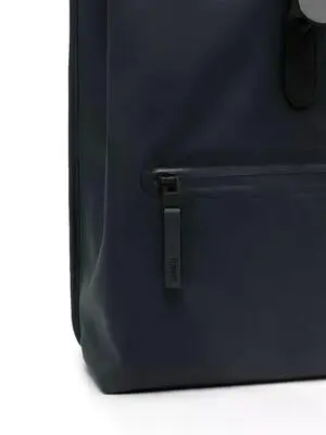 Rains Roll-top Buckled Backpack - Blue