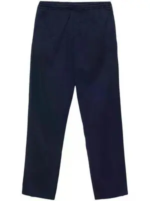 Aspesi Drawstring-waist Tapered Trousers - Blue