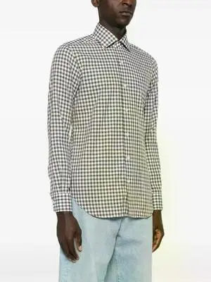 BARBA NAPOLI Check-print Shirt