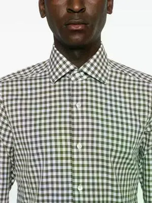 BARBA NAPOLI Check-print Shirt