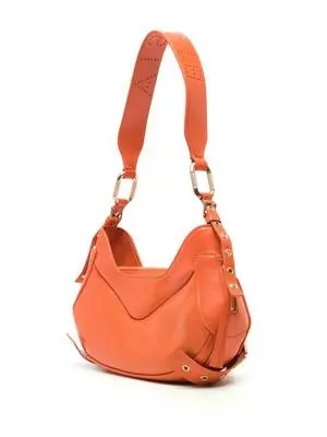 BIASIA Leather Shoulder Bag - Orange