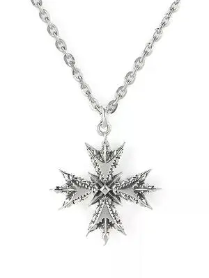 Emanuele Bicocchi Crest Sterling Necklace - Silver