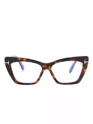 TOM FORD Cat-eye Glasses - Brown