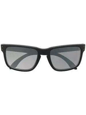 Oakley Square-frame Logo-embellished Sunglasses - Black