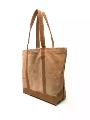 JW Anderson Logo-appliqué Tote Bag - Brown