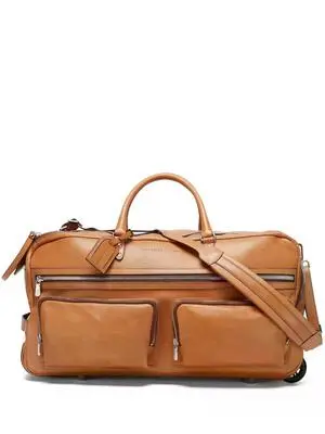 Brunello Cucinelli Leather Trolley - Brown