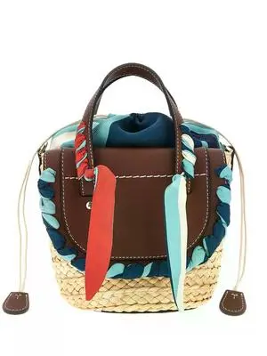 CUBA LAB Habanera Silk Tote Bag - Neutrals