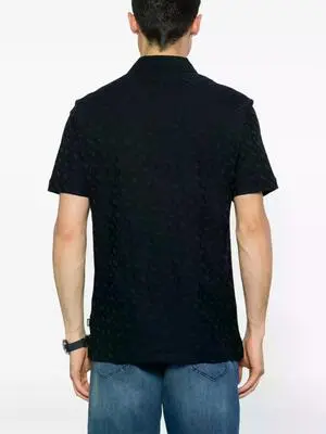 BOSS Patterned-jacquard Polo Shirt
