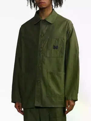 Needles Embroidered Cotton Shirt Jacket