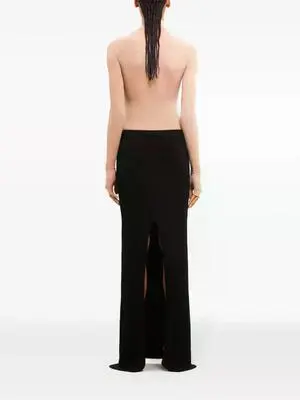 COURREGES Tube Ribbed-knit Maxi Skirt