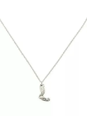 LOVENESS LEE L Alphabet Necklace - Silver