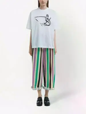 Prada Mermaid-print Jersey T-shirt