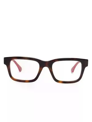 Gucci Square-frame Glasses - Brown