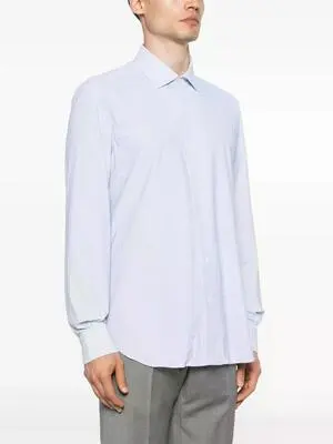 MAZZARELLI Printed Shirt - Blue