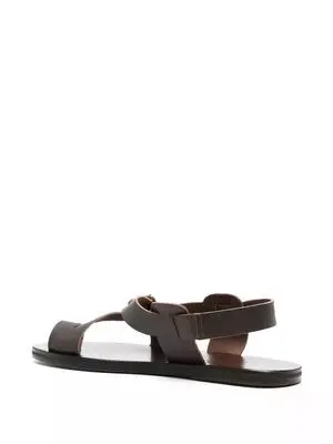 ANCIENT GREEK SANDALS Paris Flat Leather Sandals