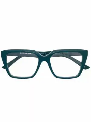 Balenciaga Bb0130o Square-frame Glasses - Blue