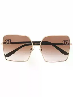 Dolce & Gabbana Grosgrain Square-frame Sunglasses