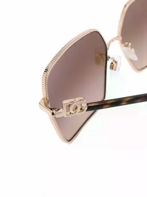 Dolce & Gabbana Grosgrain Square-frame Sunglasses