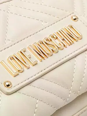 Moschino Quilted Backpack - Neutrals
