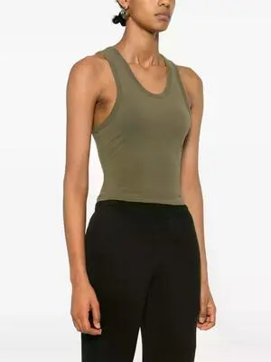 ENTIRE STUDIOS Cropped Tank Top - Green