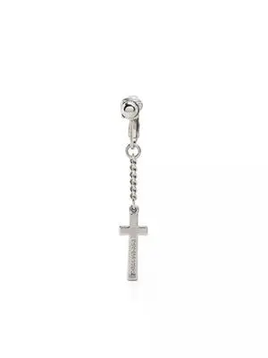 Dsquared2 Cross Pendant Clip-on Earring - Silver