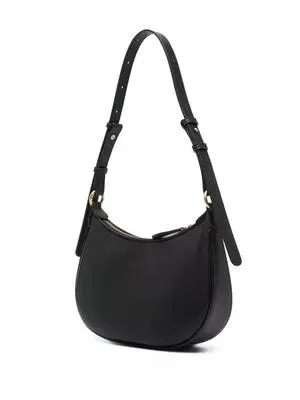 Pinko Leather Shoulder Bag With Love Birds Buckle