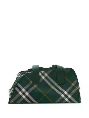 Burberry Check-pattern Duffle Bag