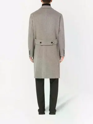 Dolce & Gabbana Double-breasted Cashmere Coat - Grey