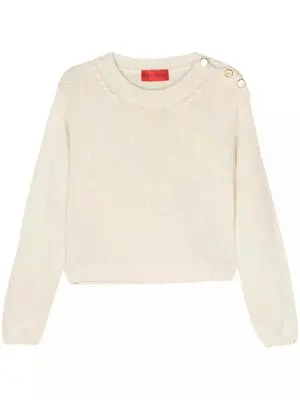 Wild Cashmere Frill Sweaters For Women