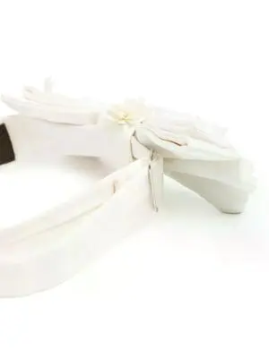 Biyan Bead-detailing Silk Bow Tie