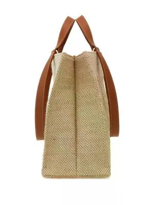 FERRAGAMO Logo-embroidered Tote Bag - Neutrals