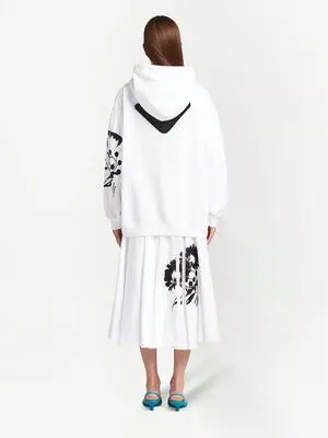 Prada Graphic-print Drawstring Hoodie