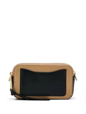 Marc Jacobs The Snapshot Logo-plaque Satchel - Brown