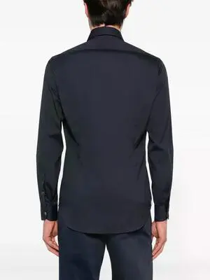Eleventy Pointed-collar Shirt