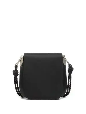 Prada Embroidered Logo Shoulder Bag