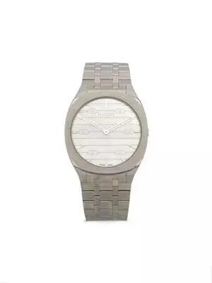 Gucci 25h 34mm Timepiece - Silver