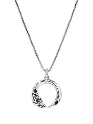 John Hardy Sterling Naga Sapphire Necklace - Silver